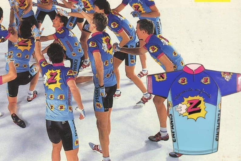 Z Team / Team Z Vetements Enfents Classic Jersey Cycling Pin | Etsy