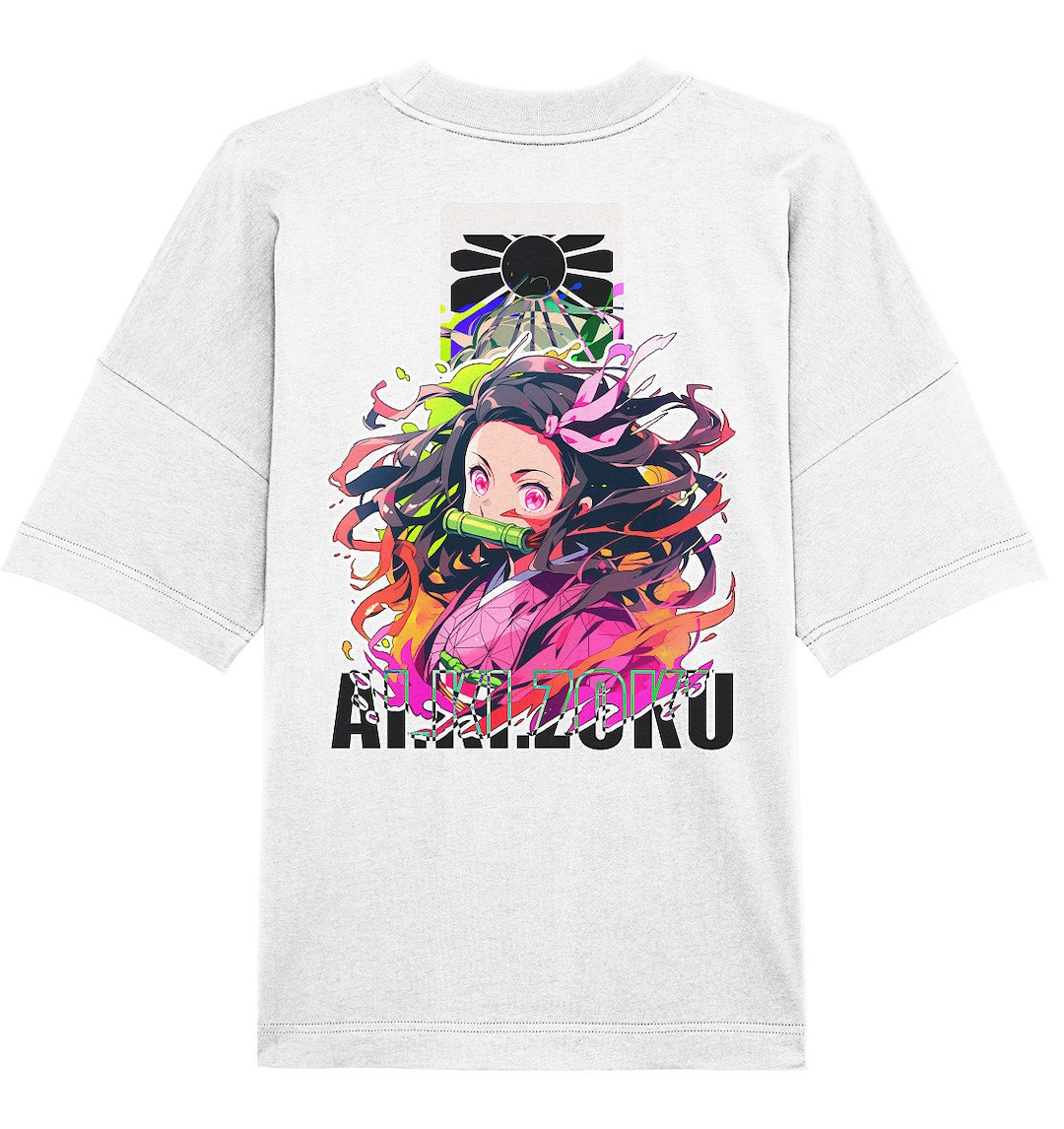 Nezuko Kamado demon Slayer Anime Oversized Unisex T-shirt Psychedelic ...