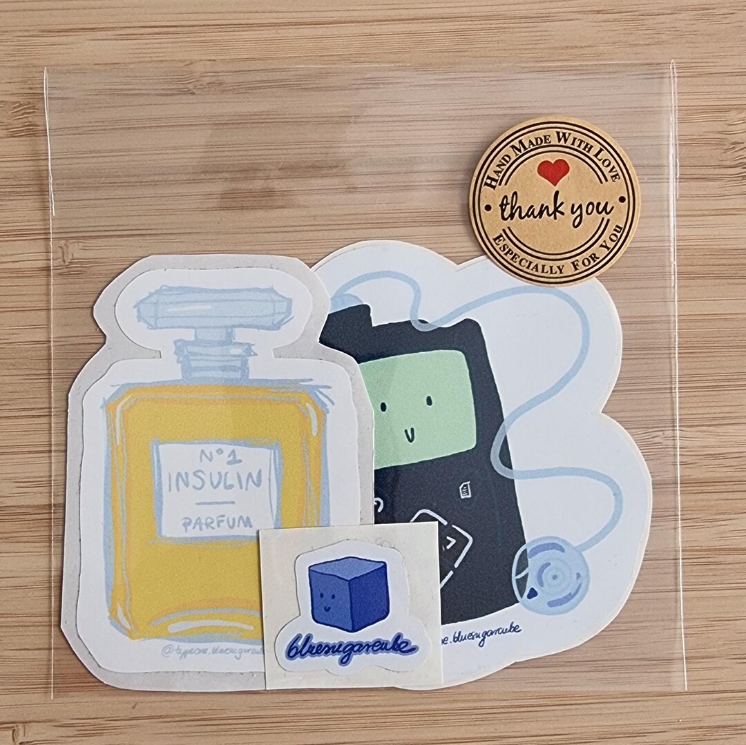 Sticker Set: Insulin Parfum & Insulin Pump / Diabetes Sticker ...