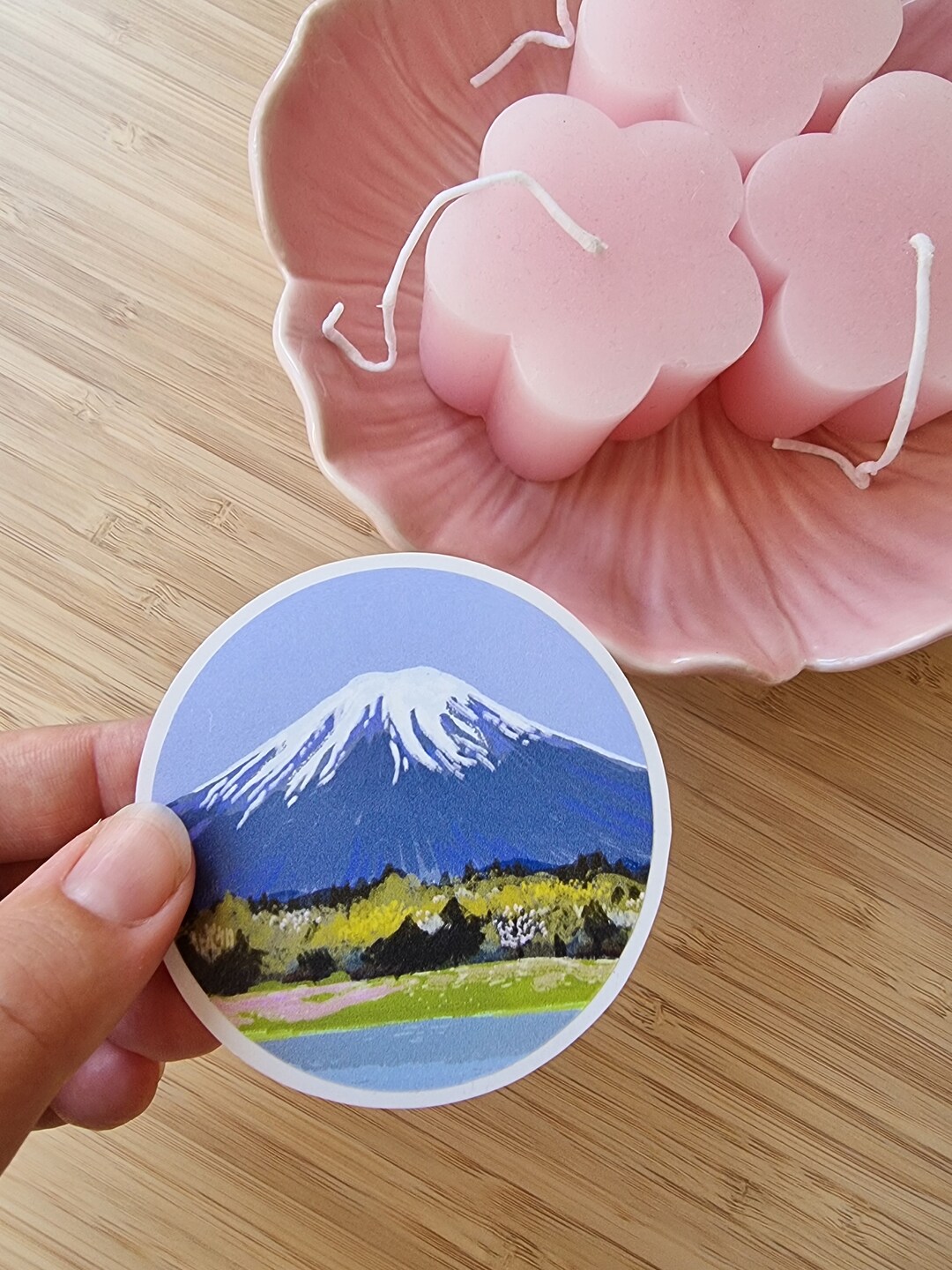 Sticker: Mount Fuji / Cute Sticker / Kawaii Sticker / Vinyl Sticker - Etsy