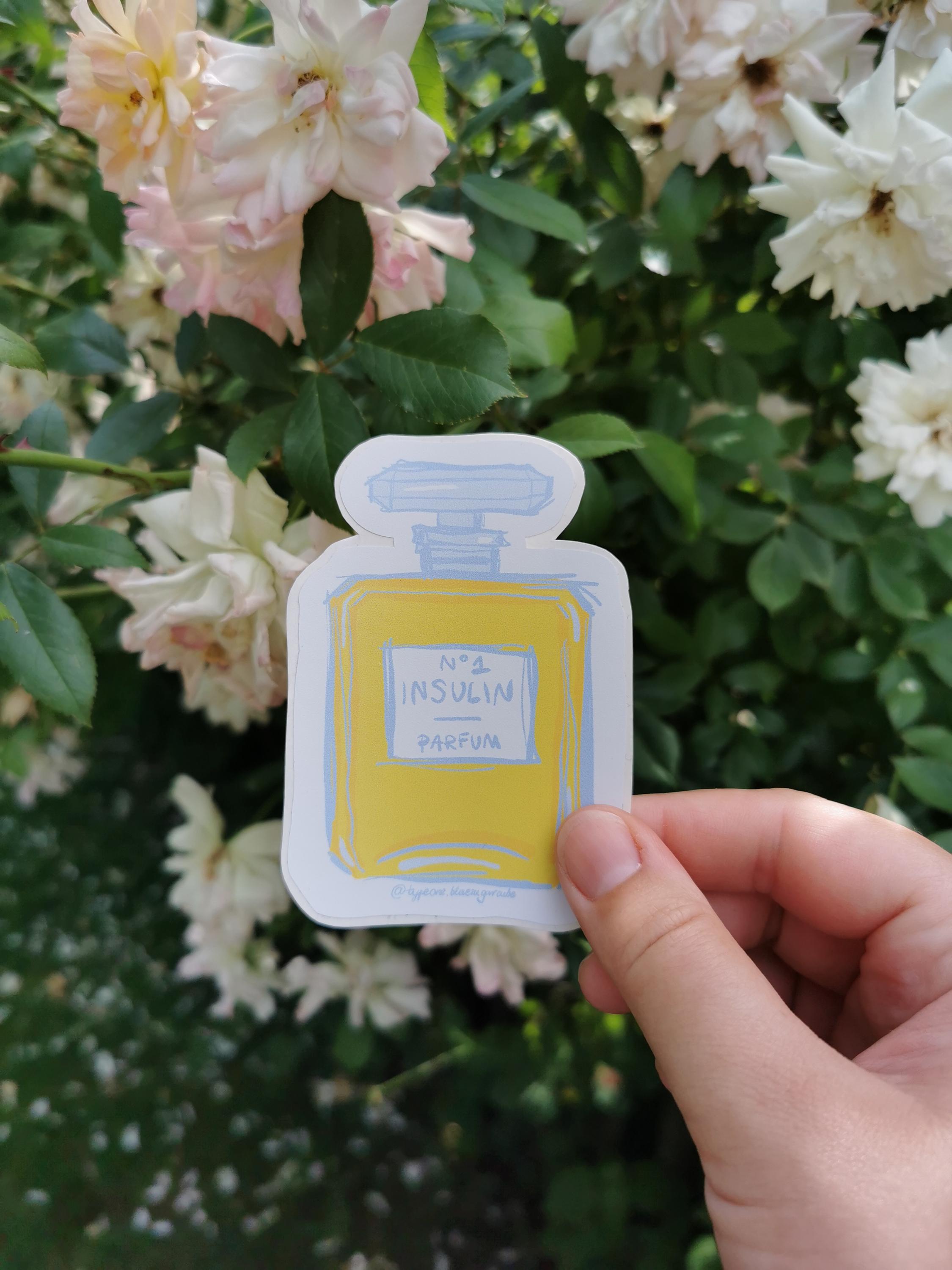 Sticker Set: Girls Just Wanna Have & Insulin Parfum / Medtronic 640G ...