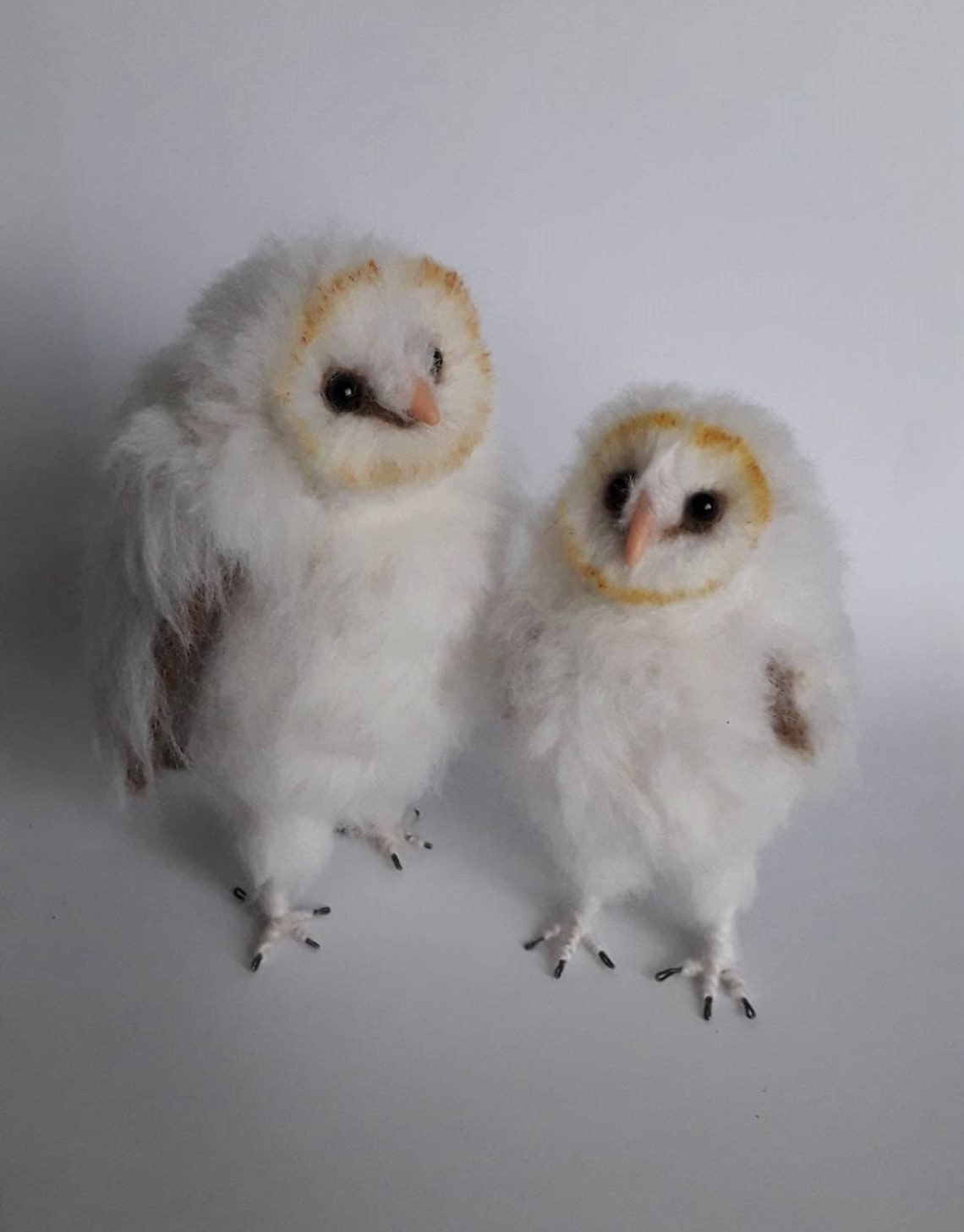 Baby Barn Owl, Needle Felted Baby Barn Owl, Needle Felted Barn Owl ...