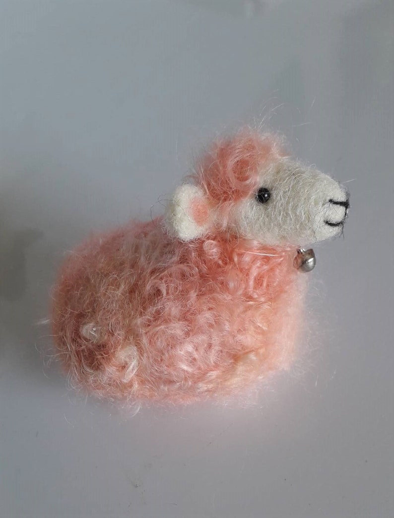 Needle Felted Sheep Cute Weighted Lambs Sheep Pin Cushion or - Etsy