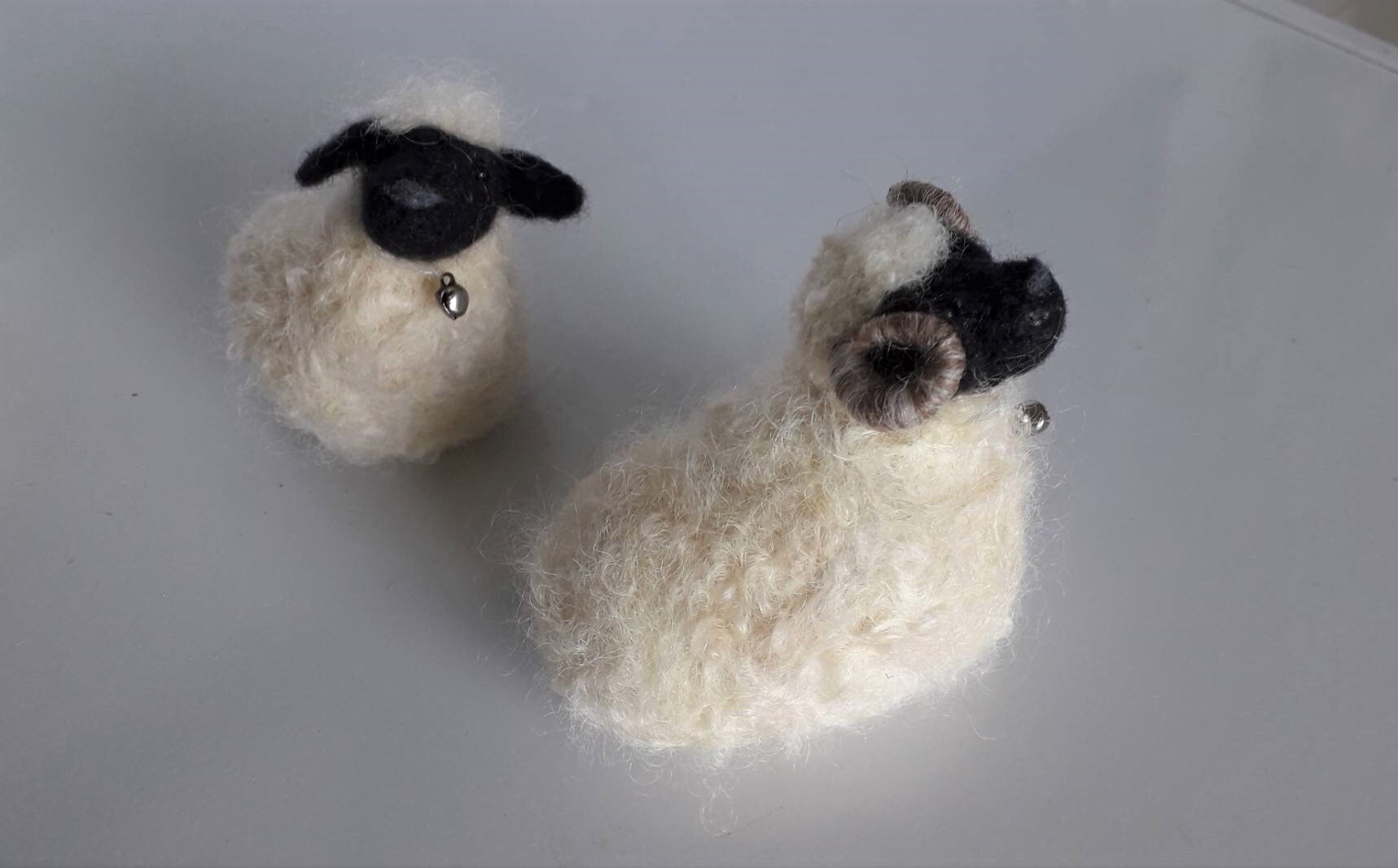 Needle Felted Sheep Cute Weighted Lambs Sheep Pin Cushion or - Etsy