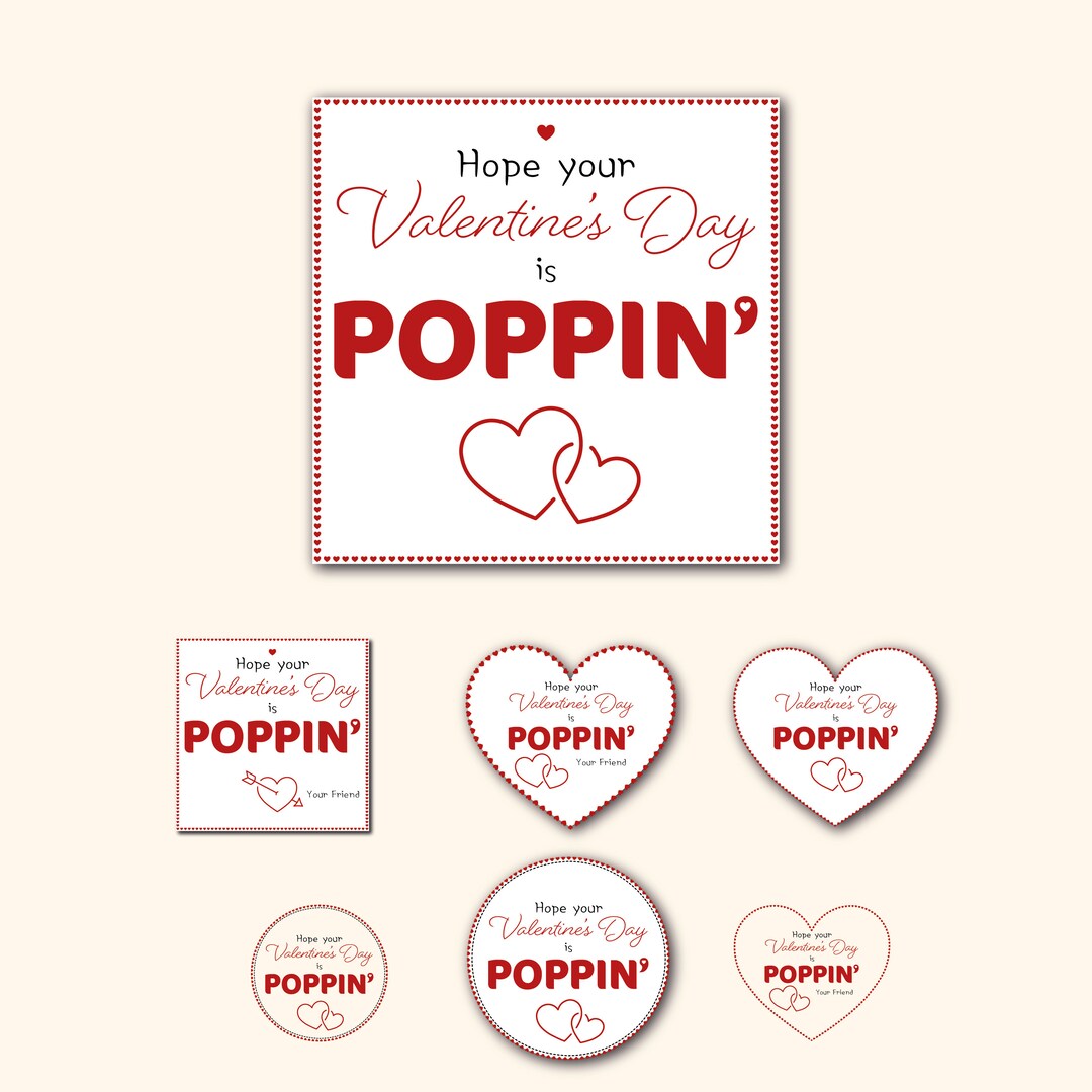 Valentine’s Day - Hope Your Valentine’s Day is Poppin’ Digital ...