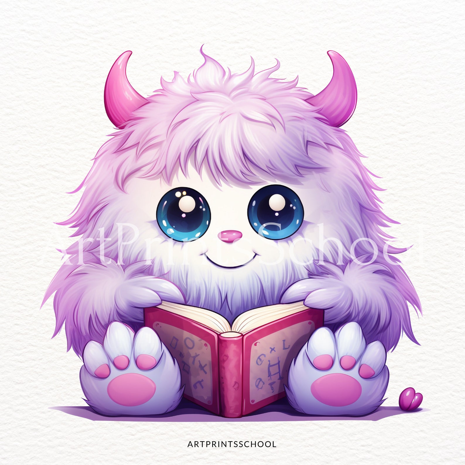 Kawaii Monsters Clipart Set, Clip Art Set of Cute Monsters, Monsters ...