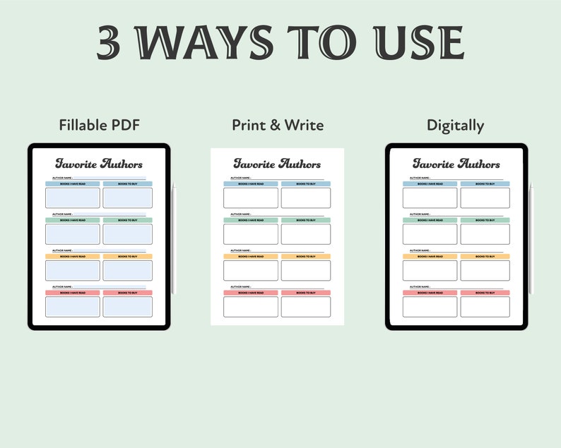 Editable Reading Journal Printable Reading Planner Reading - Etsy