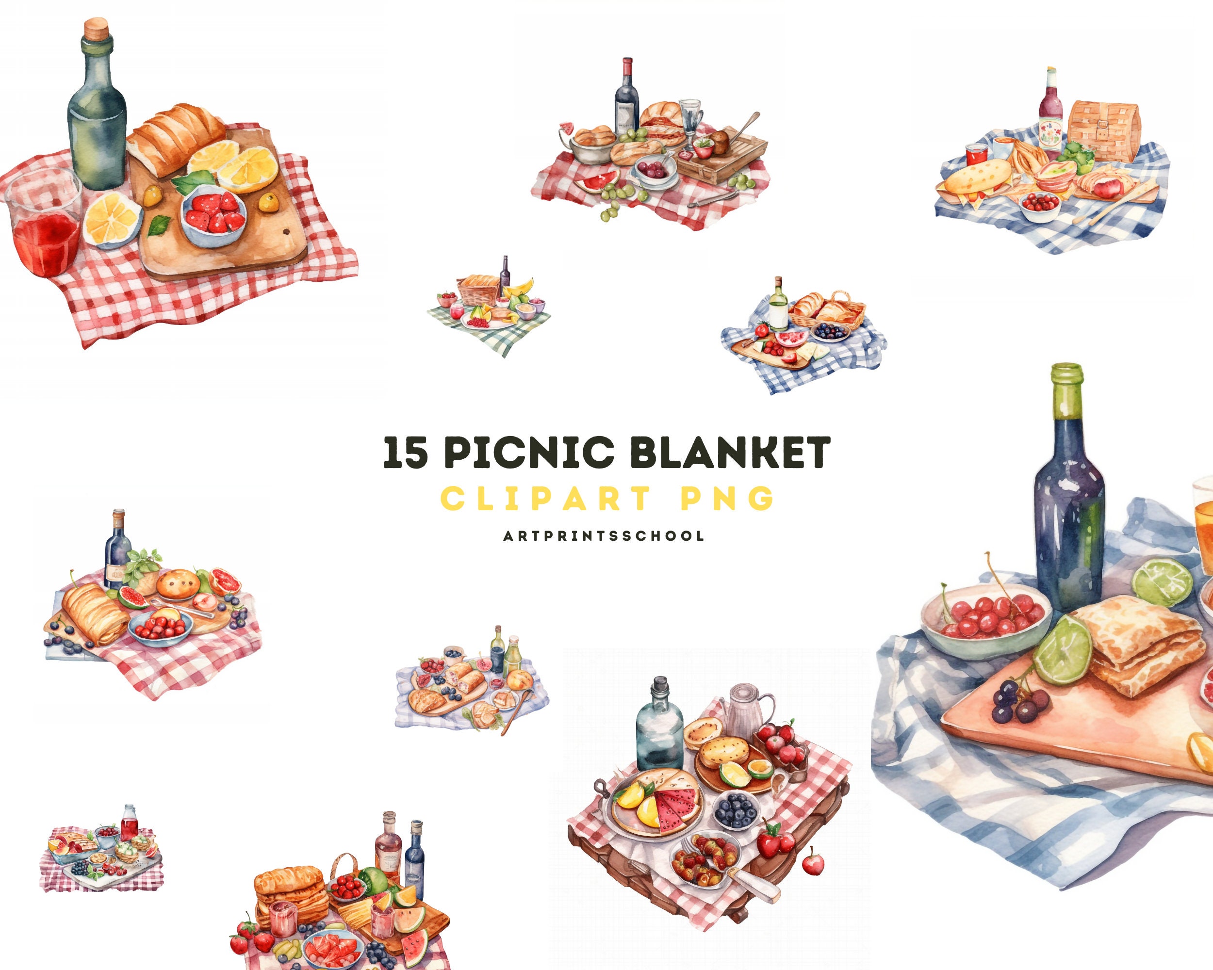 Picnic Blanket Clip Art