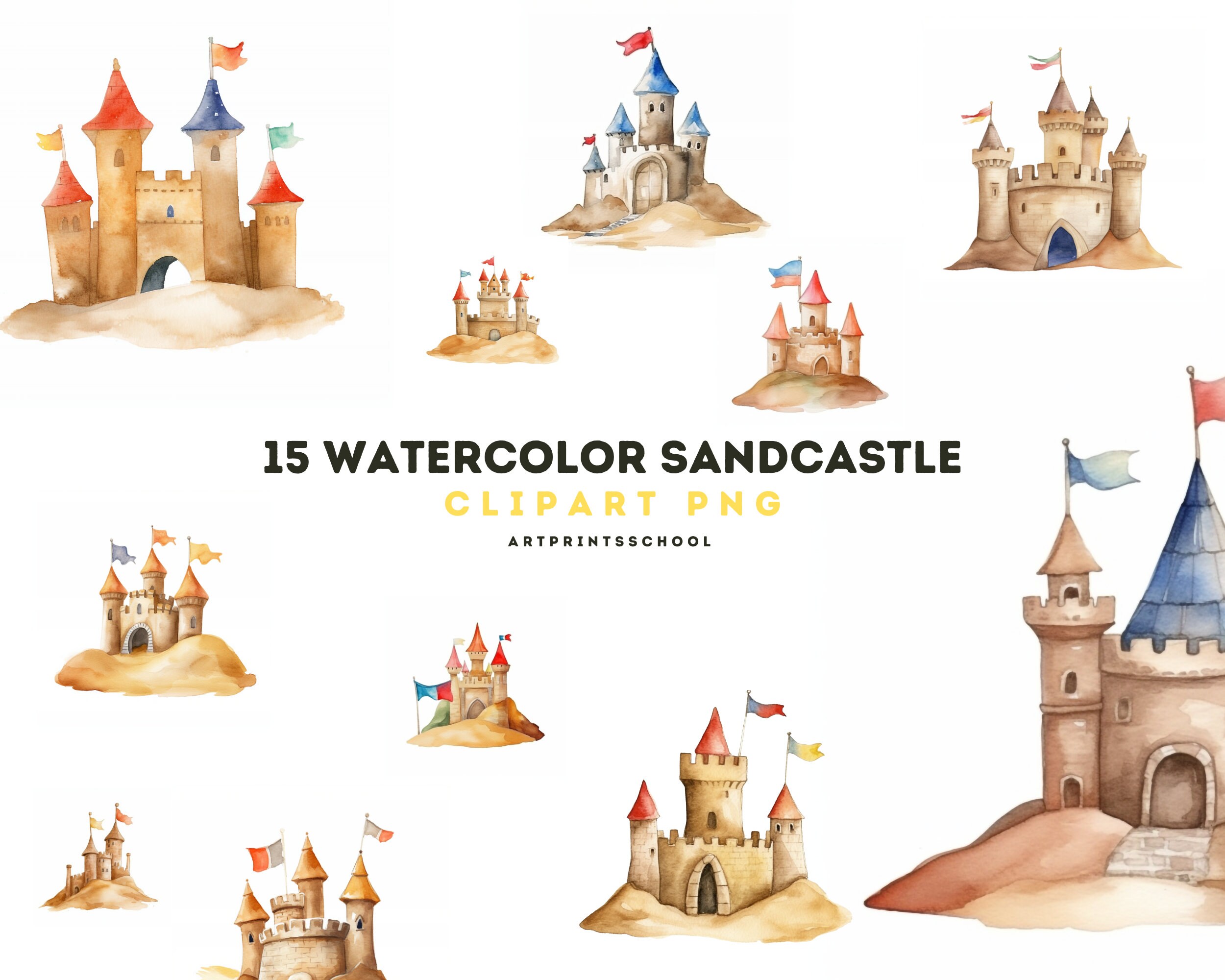 Sandcastle Clipart Free