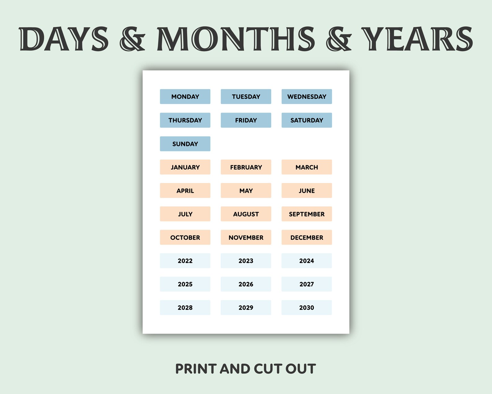 Daily Morning Board Circle Time Calendar Kids Morning - Etsy