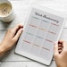Editable Work Anniversary Tracker: Printable Employee Calendar (digital ...