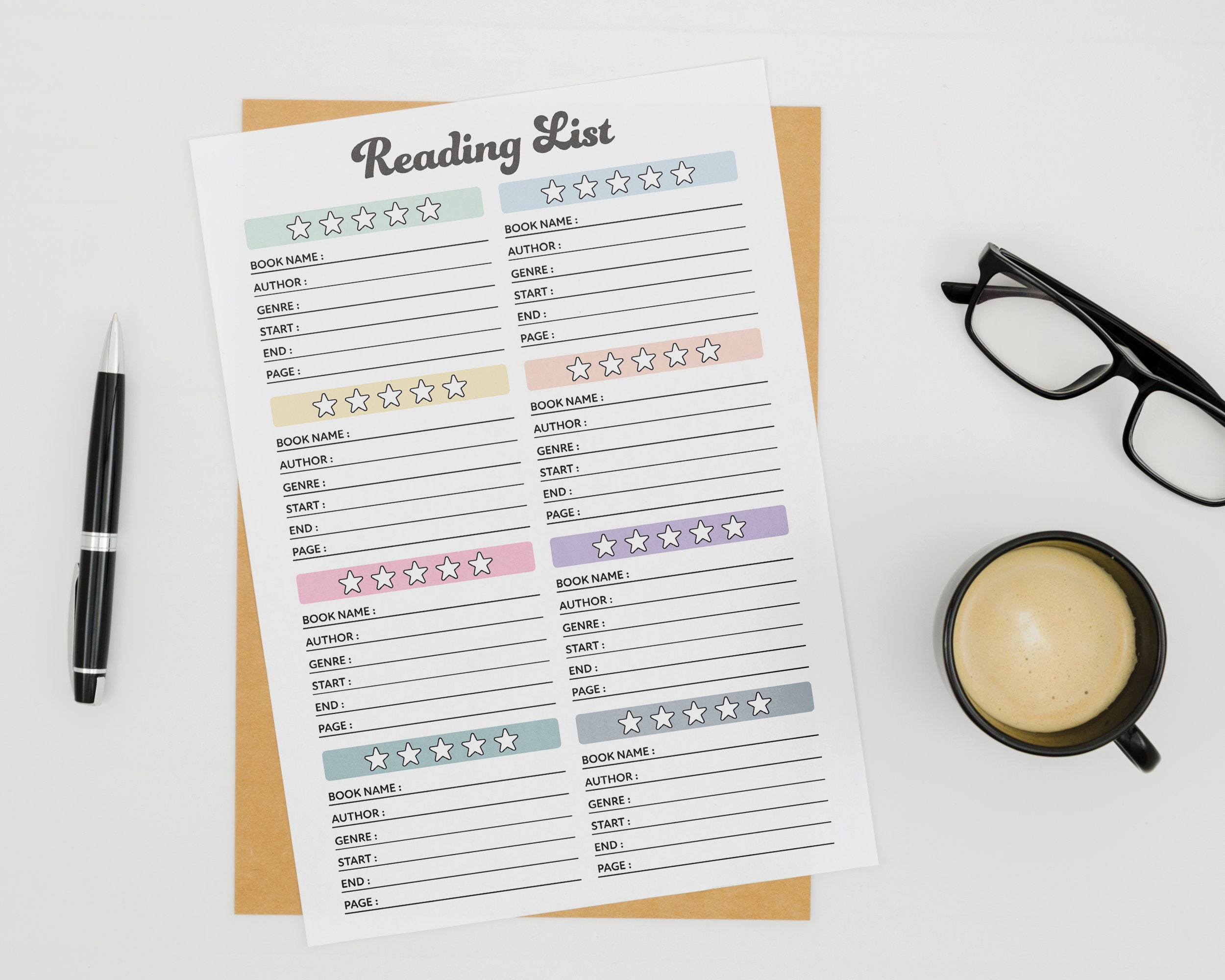 Editable Reading Log Printable Reading Journal Book Log - Etsy Australia