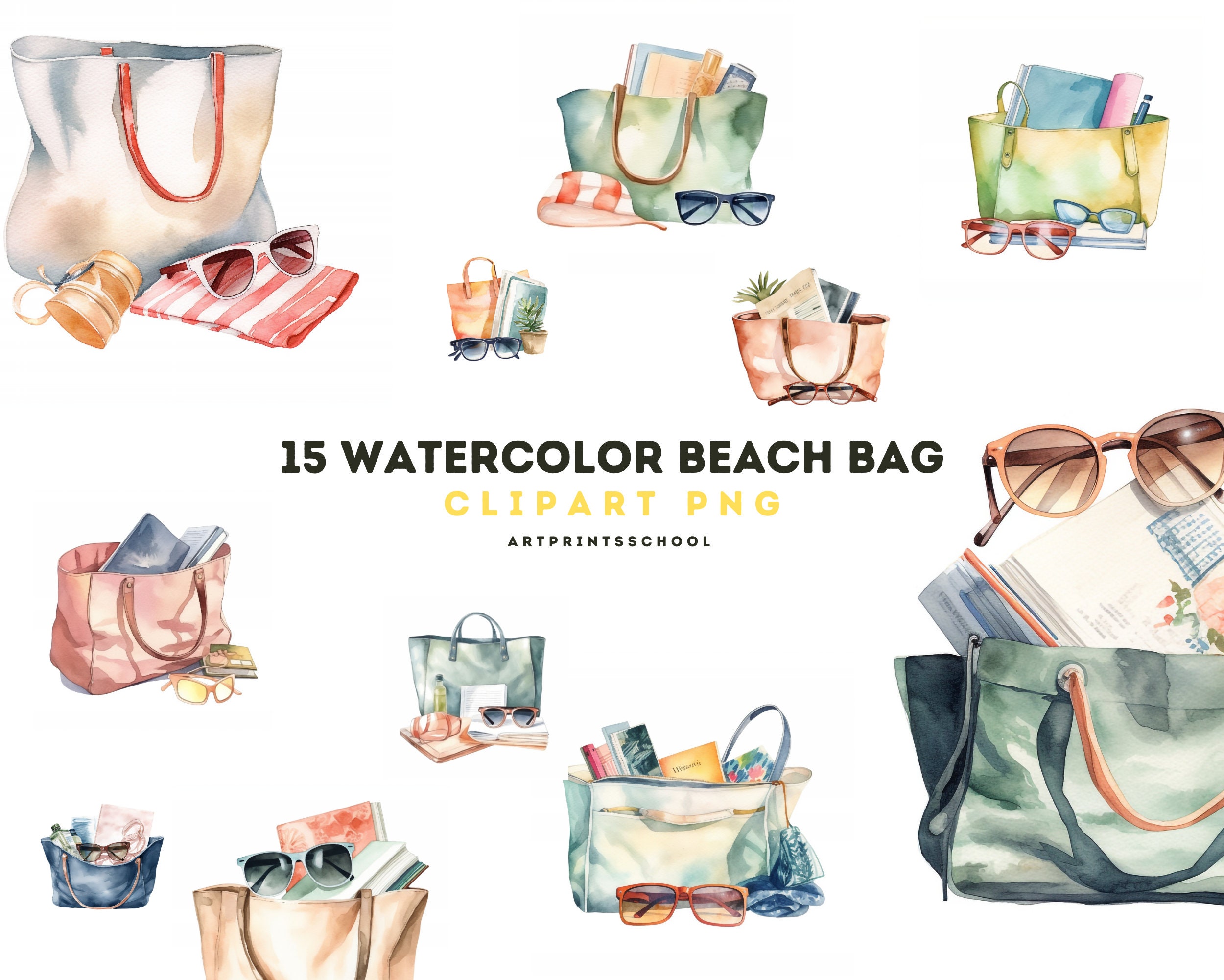 Beach Bag Clip Art