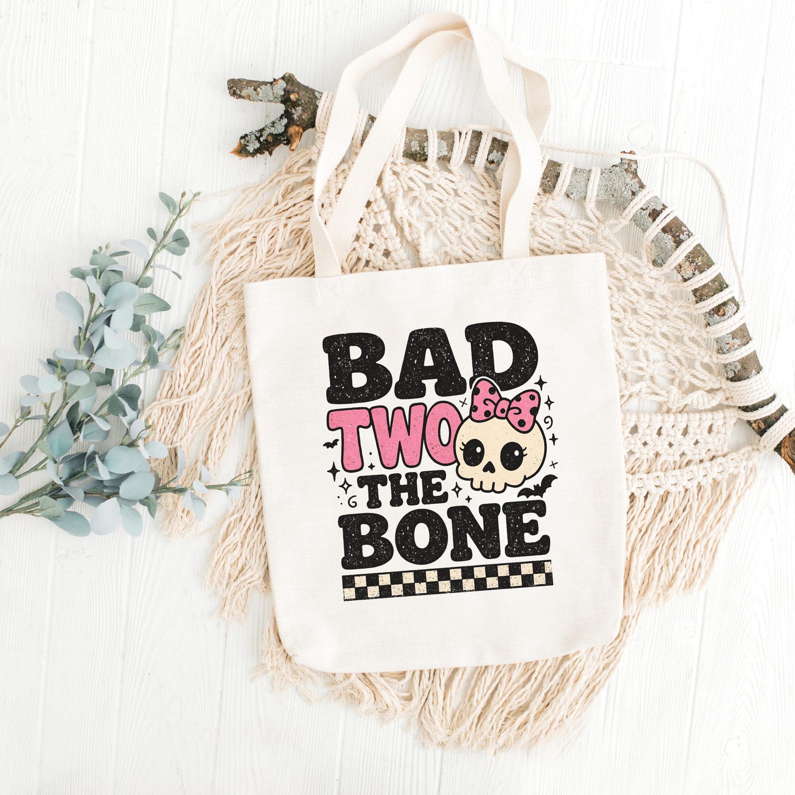 Bad Two the Bone Birthday 2nd Toddler Halloween Birthday Png Png, Bad ...