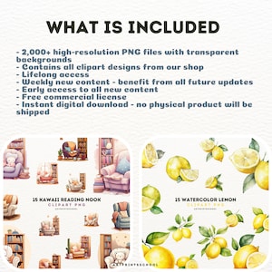 3000+ Clipart Mega Bundle, Clipart, unbegrenzter Shop-Zugriff, Mega ...