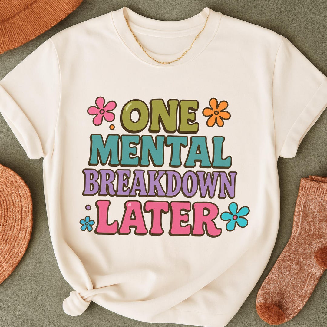 Funny Mental Breakdown PNG: Retro Cartoon Design (digital Download) - Etsy