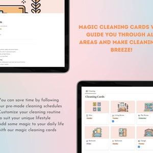 Notion Template Cleaning Schedule Bundle, Cleaning Checklist Notion ...