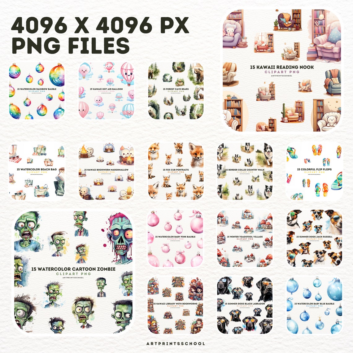 3000+ Clipart Mega Bundle: Unlimited Shop Access (PNG Digital Download ...