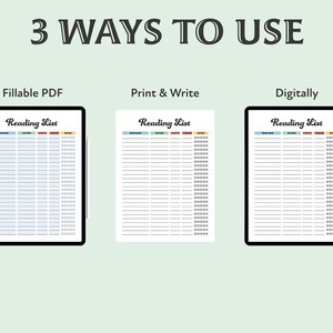 Editable Reading Log, Printable, Reading Journal, Book Log, Kids and ...