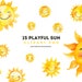 Watercolor Sun Clipart: Playful Summer Designs (PNG, Digital Download ...