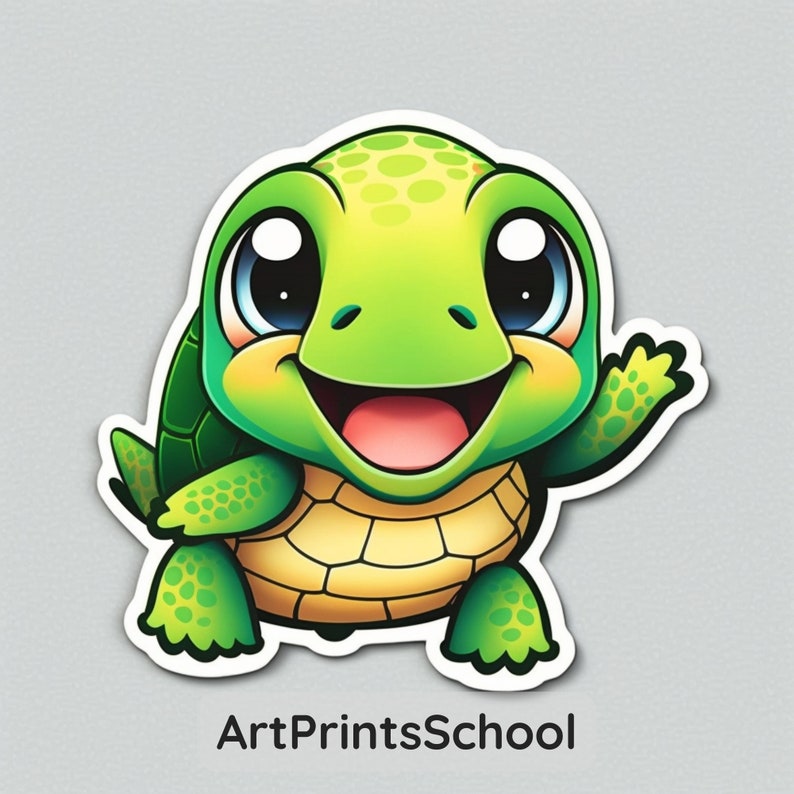 AI Generated Stickers Art Midjourney Prompt High Quality Cute - Etsy UK