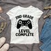 2nd Grade Gamer Graduation PNG: Video Game Controller Shirt Design ...