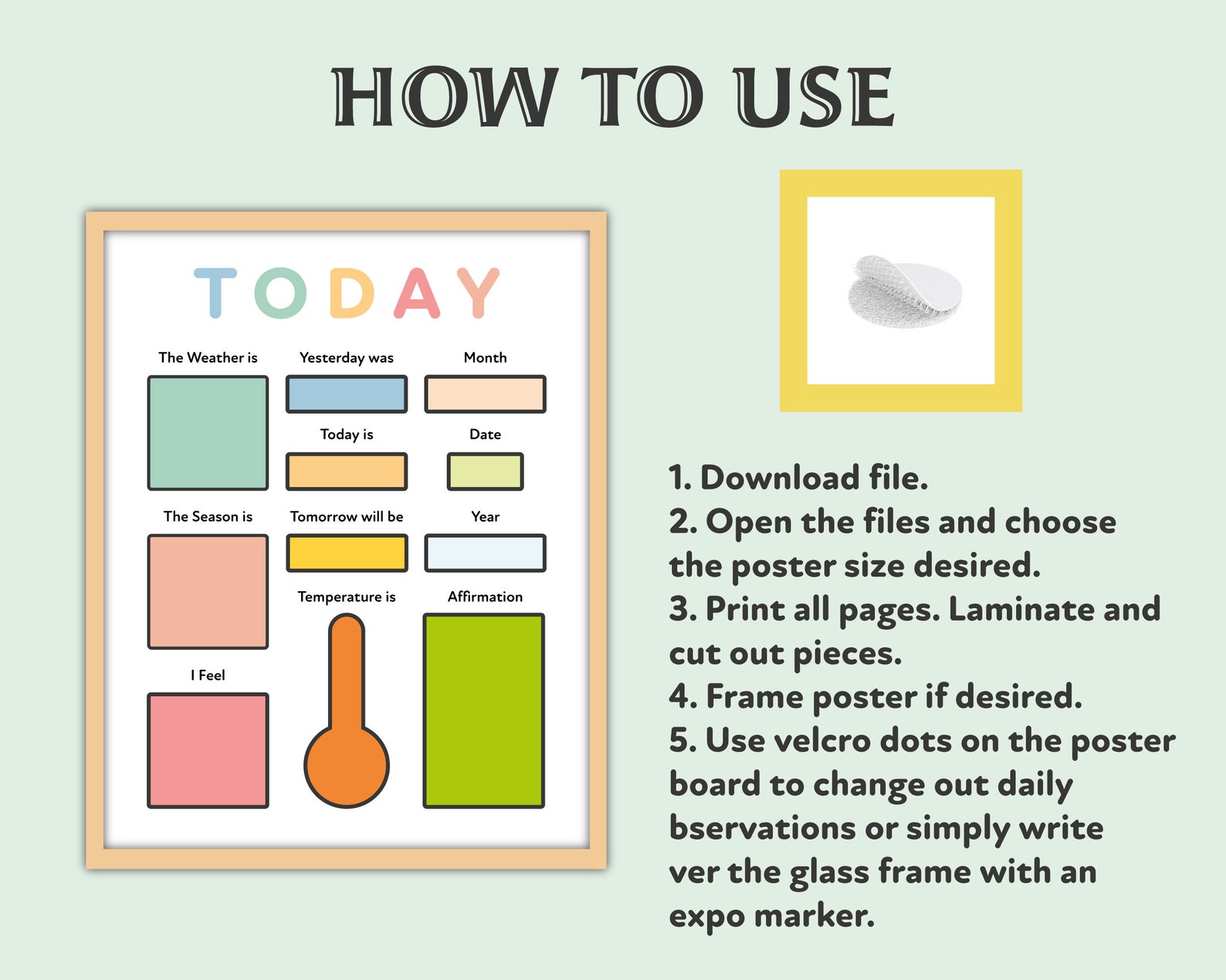 Daily Morning Board Circle Time Calendar Kids Morning - Etsy