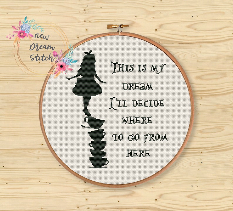 SET Alice Cross Stitch Pattern, Wonderland Stitch Counted, Cat, Alice ...