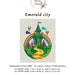 The Emerald City Cross Stitch Pattern, Road to the Emerald City, Wizard ...