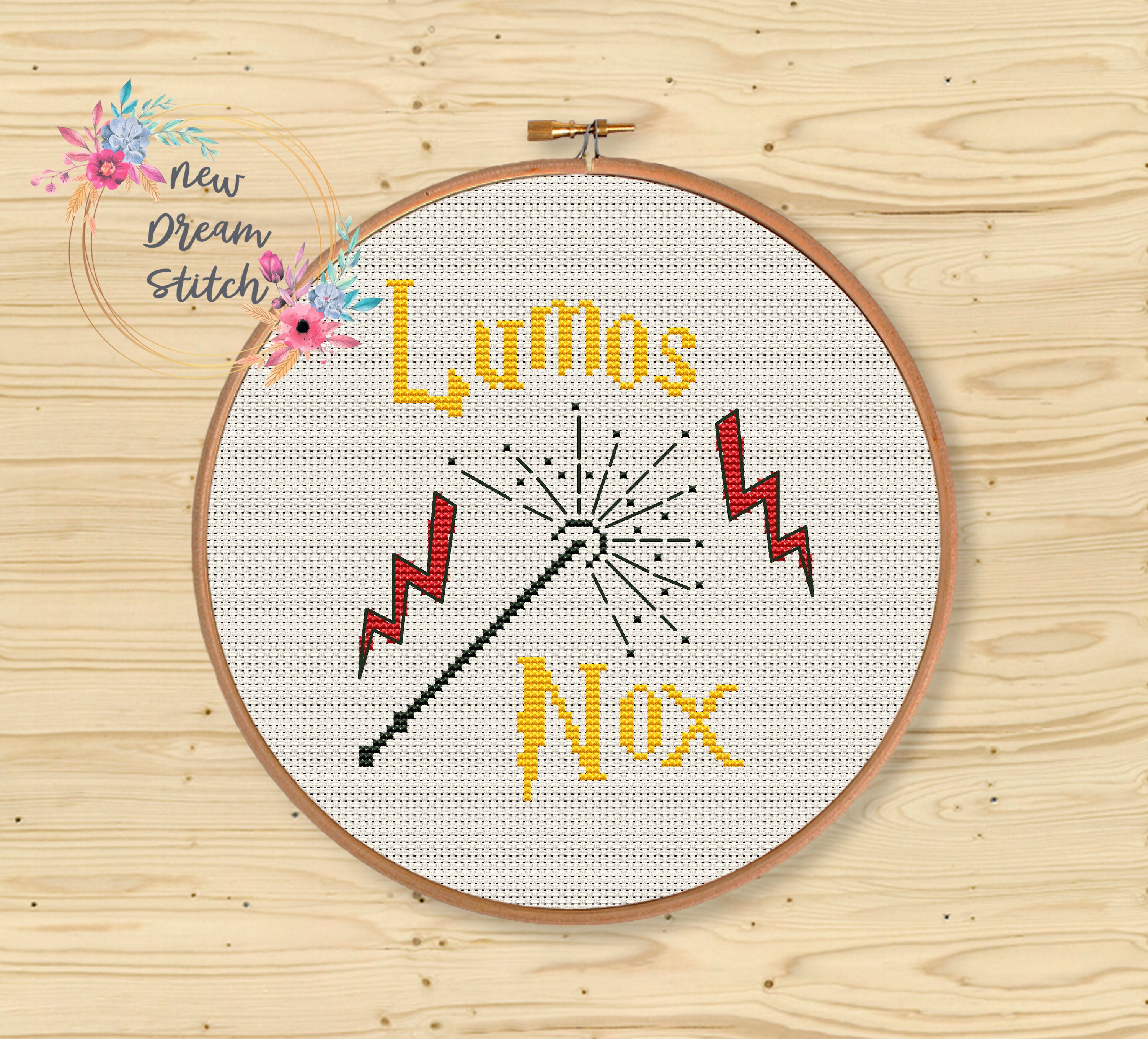 SET Magic Spell Cross Stitch Pattern Wizard Spell Wizarding - Etsy