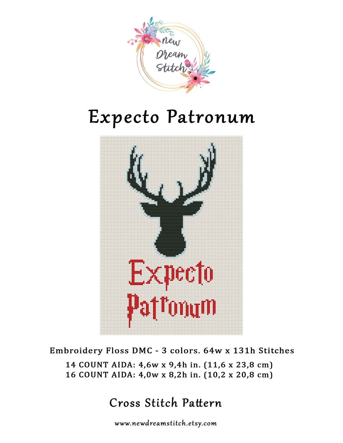 SET Magic Spell Cross Stitch Pattern Wizard Spell Wizarding - Etsy