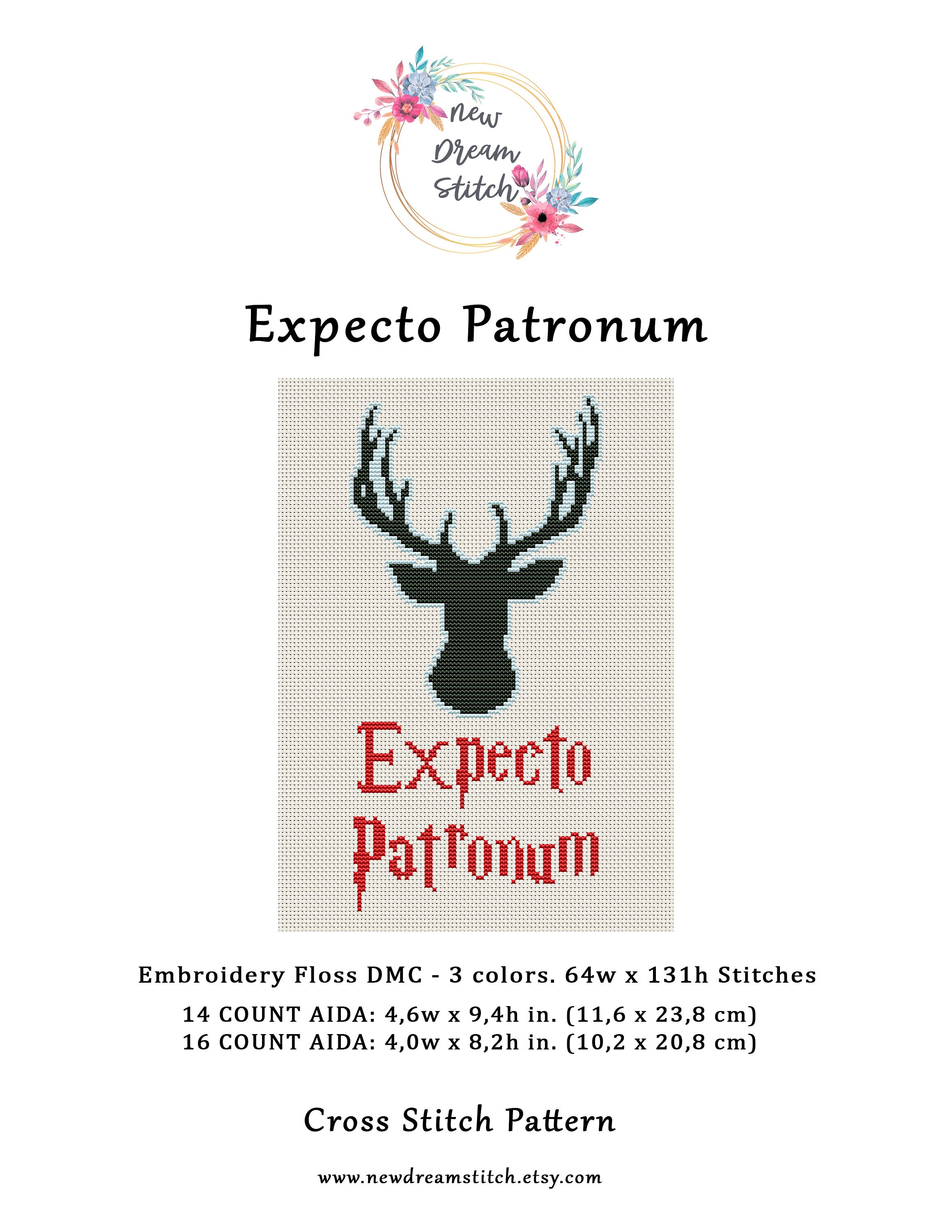 SET Magic Spell Cross Stitch Pattern Wizard Spell Wizarding - Etsy