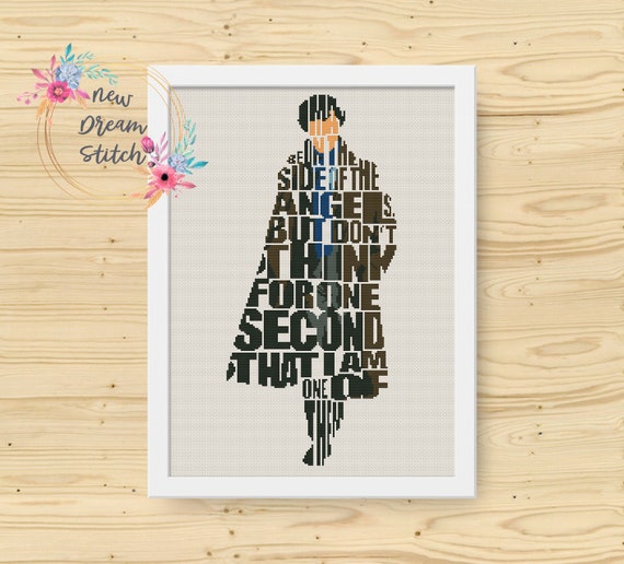 Detective Cross Stitch Pattern TV Show Cross Stitch | Etsy