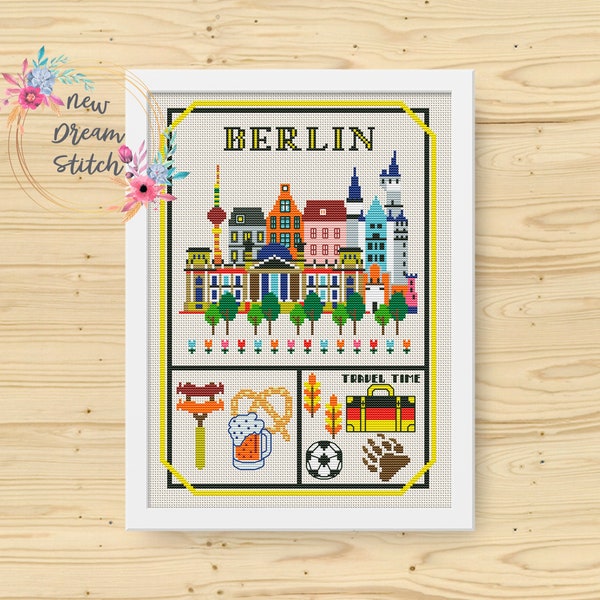 Germany Cross Stitch - Etsy