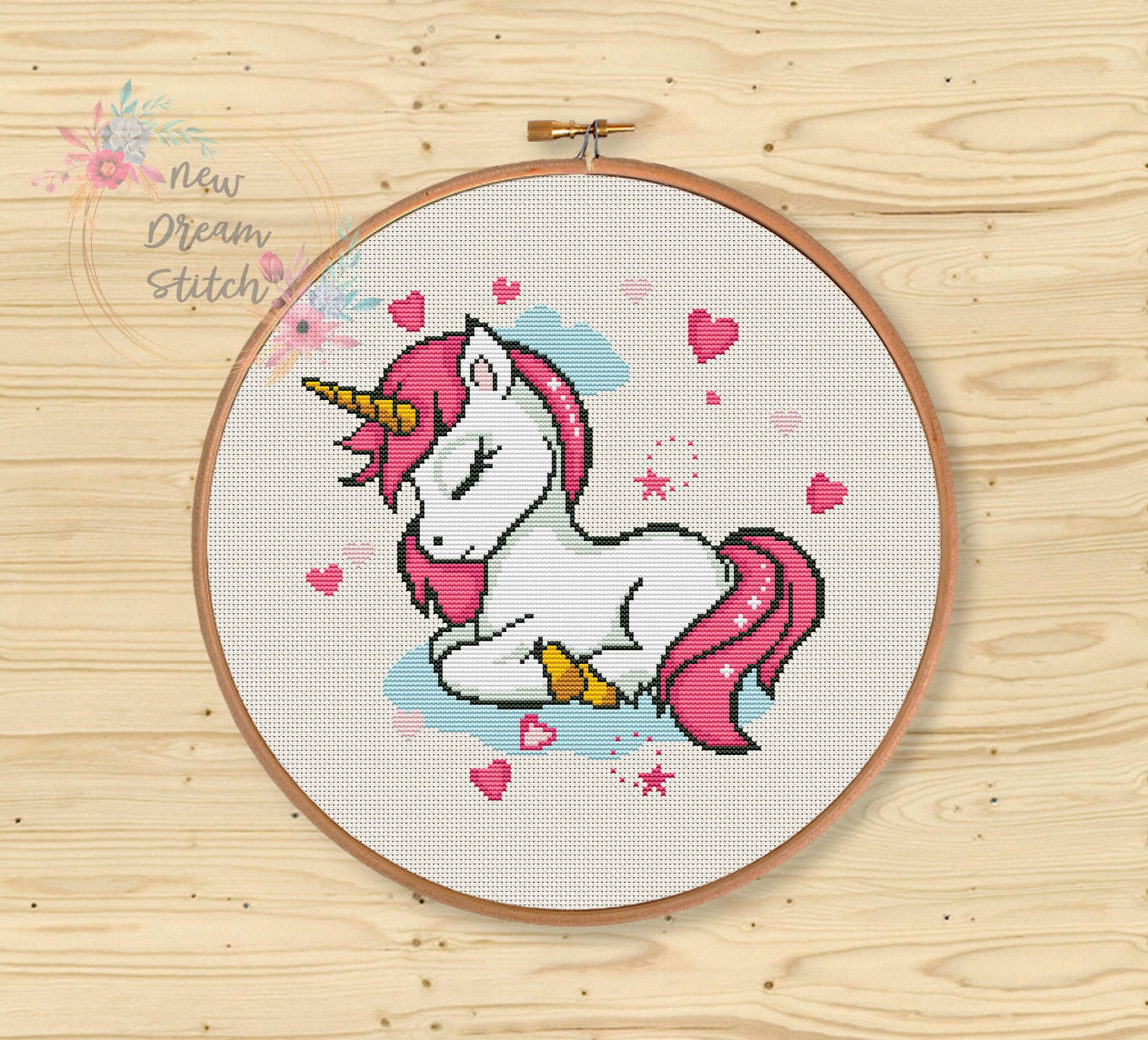 Unicorn Cross Stitch Pattern Unicorn Face Cross Stitch New - Etsy