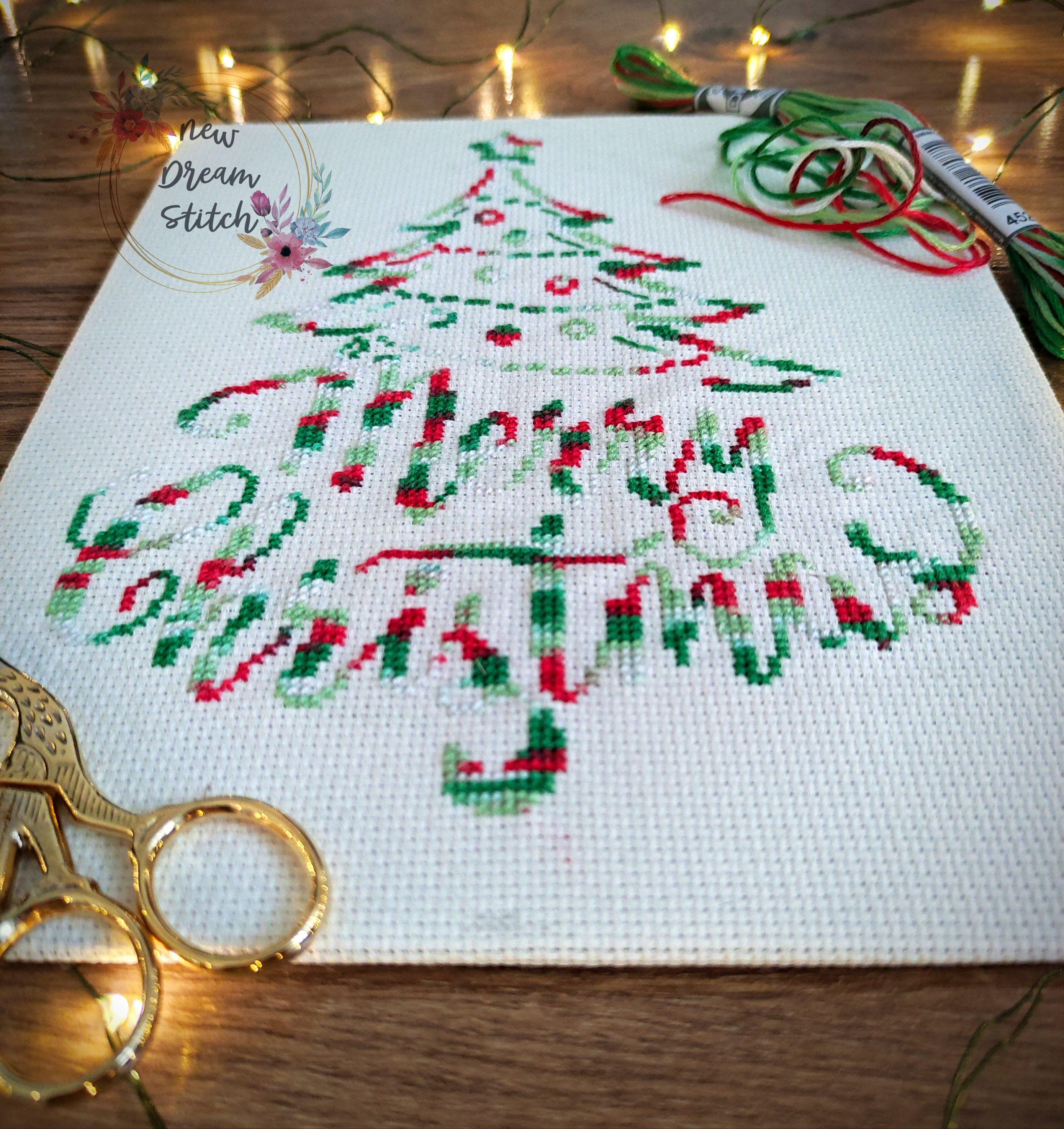 Christmas Tree Cross Stitch Pattern Holiday Christmas Decor | Etsy