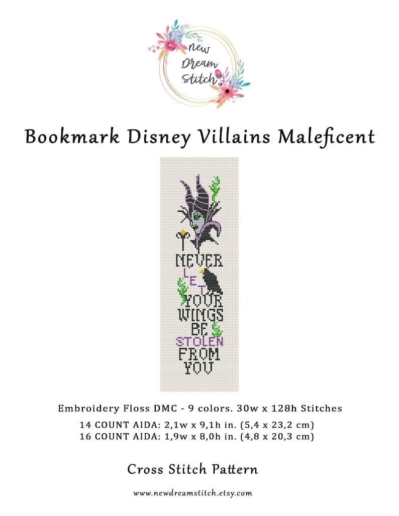 Bookmark Villains Cross Stitch Pattern Mini Pixel Villains - Etsy