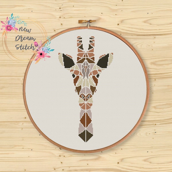 Geometric Giraffe - Etsy