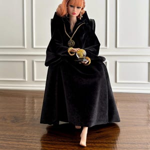 Doll Witchcraft Altar Pentagram Table Halloween Wingback Chair Roombox ...