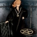 Doll Witchcraft Altar Pentagram Table Halloween Wingback Chair Roombox ...