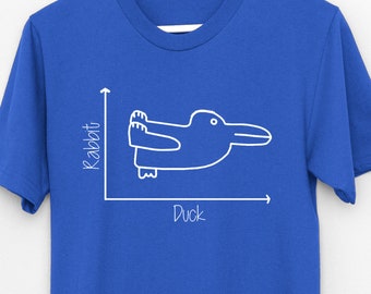Rabbit Duck T Shirt - Etsy
