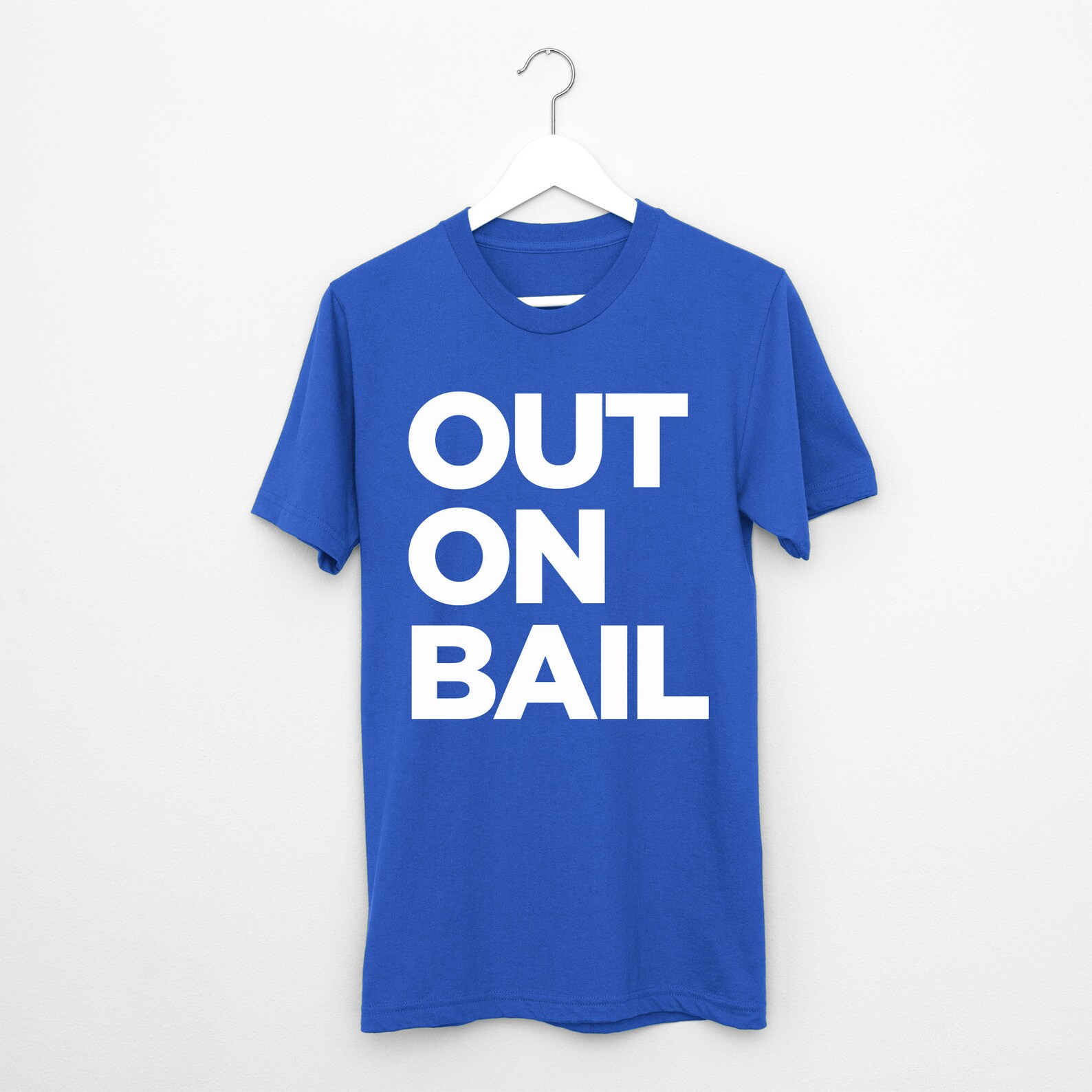 Out on Bail T Shirt Joke Statement Prison Jail Criminal - Etsy
