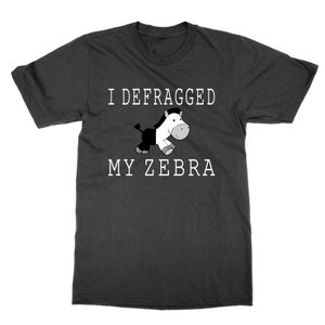 I Defragged My Zebra T Shirt, PC Computer Tech Support Joke Nerd , - Etsy
