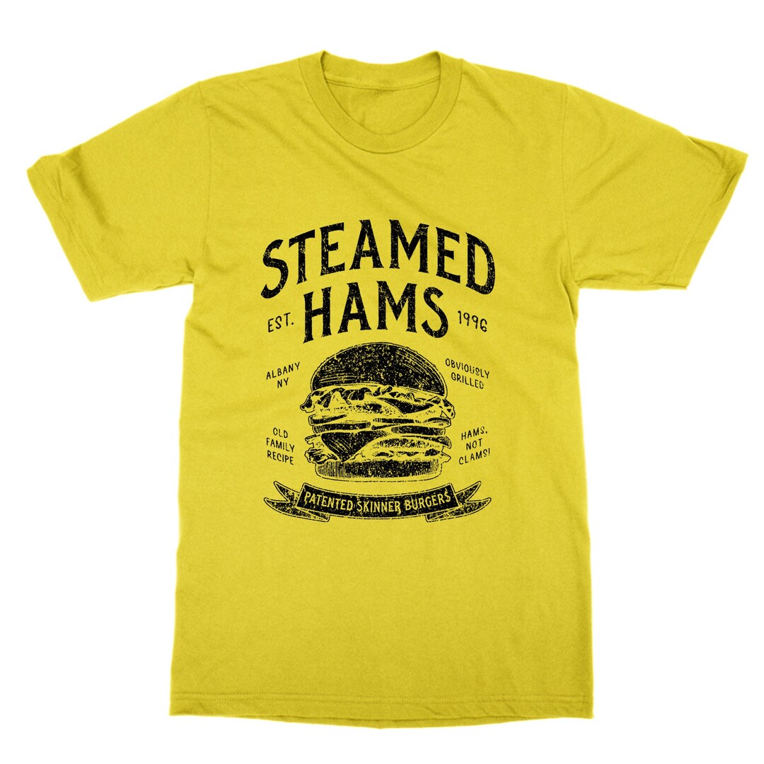 Steamed Hams Burger Joint T Shirt, Meme Tee Aroura Burealis Skinner ...