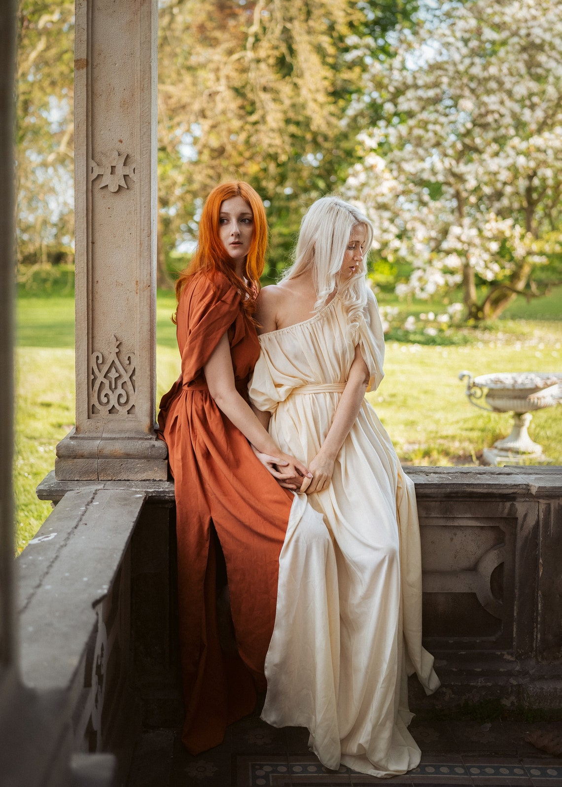 Pre-raphaelite Dress "psyche" Sustainable - Etsy