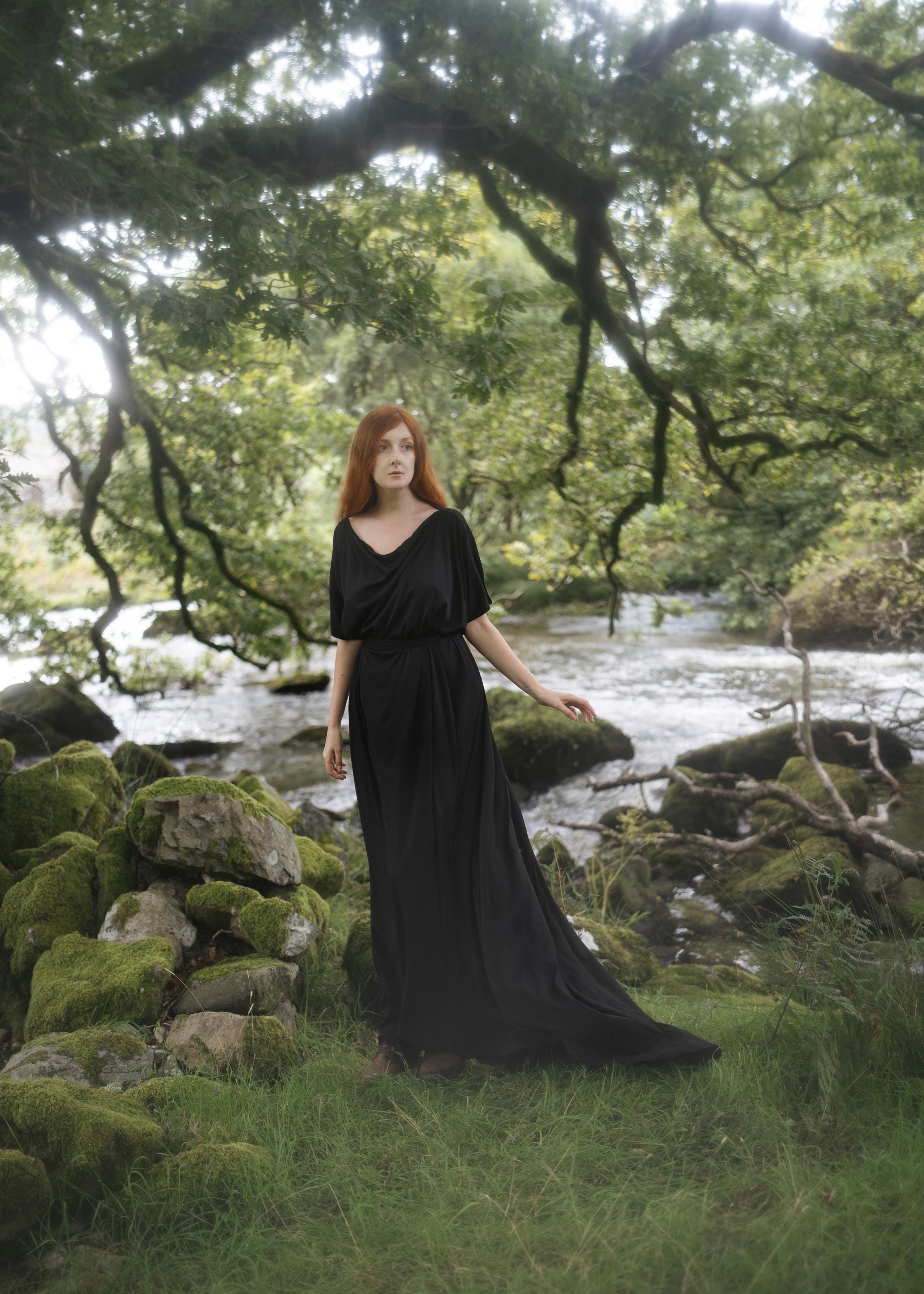 Witch Dress "nyx" Chiton Medieval - Etsy