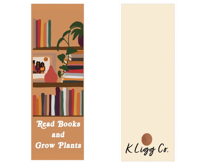 Read & Grow Bookmark African American Gifts Plants and Books ...