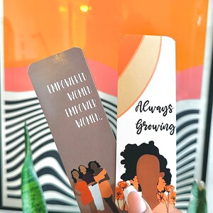 Affirmative Bookmarks sturdy Bookmark Gift for Readers African American ...