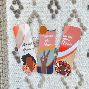 3 Pack Bookmarks |african American Gifts | Black Woman Gift| Black Girl ...