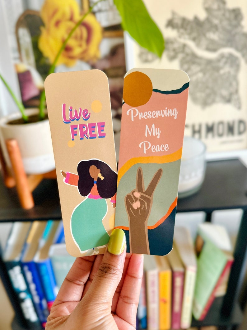 Affirmative Bookmarks sturdy Bookmark Gift for Readers - Etsy